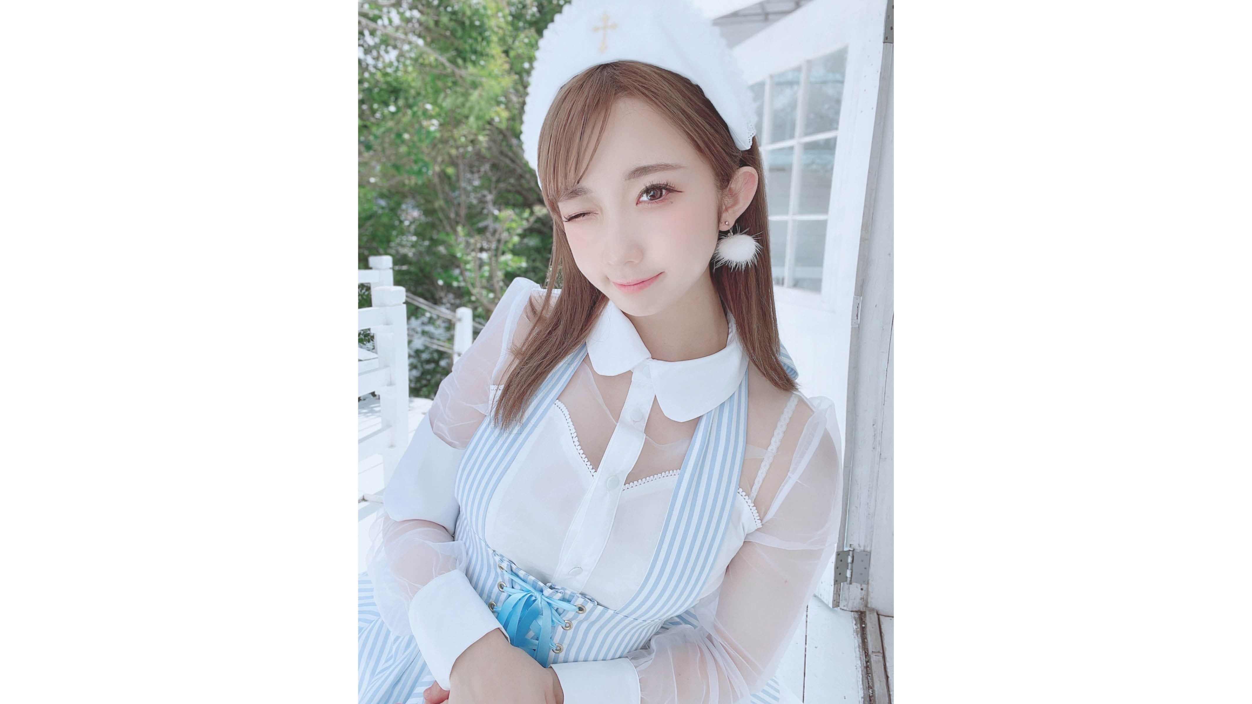 「見せてくれるメイドさん」大河もも、真っ白な太腿がまぶしい三角座りショットにファン悶絶 | ENTAME next - アイドル情報総合ニュースサイト