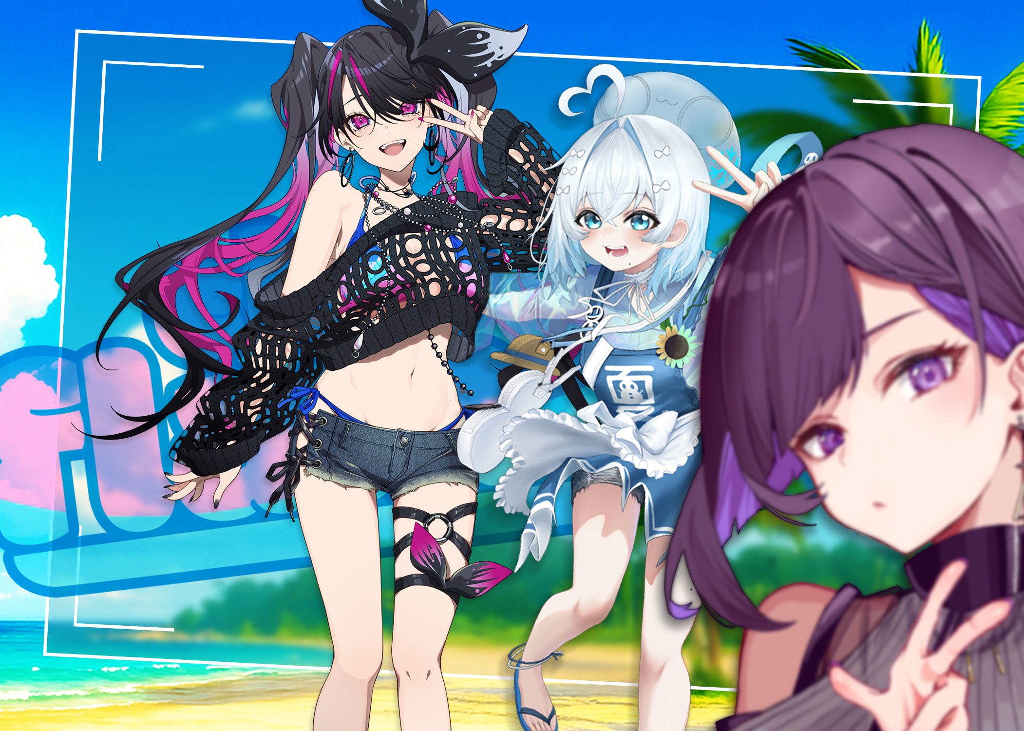 二次元と三次元の融合？ XTuber“中の人”はグラビアでも人気のあのアイドル3人【本人直撃】 | ENTAME next - アイドル情報総合ニュースサイト