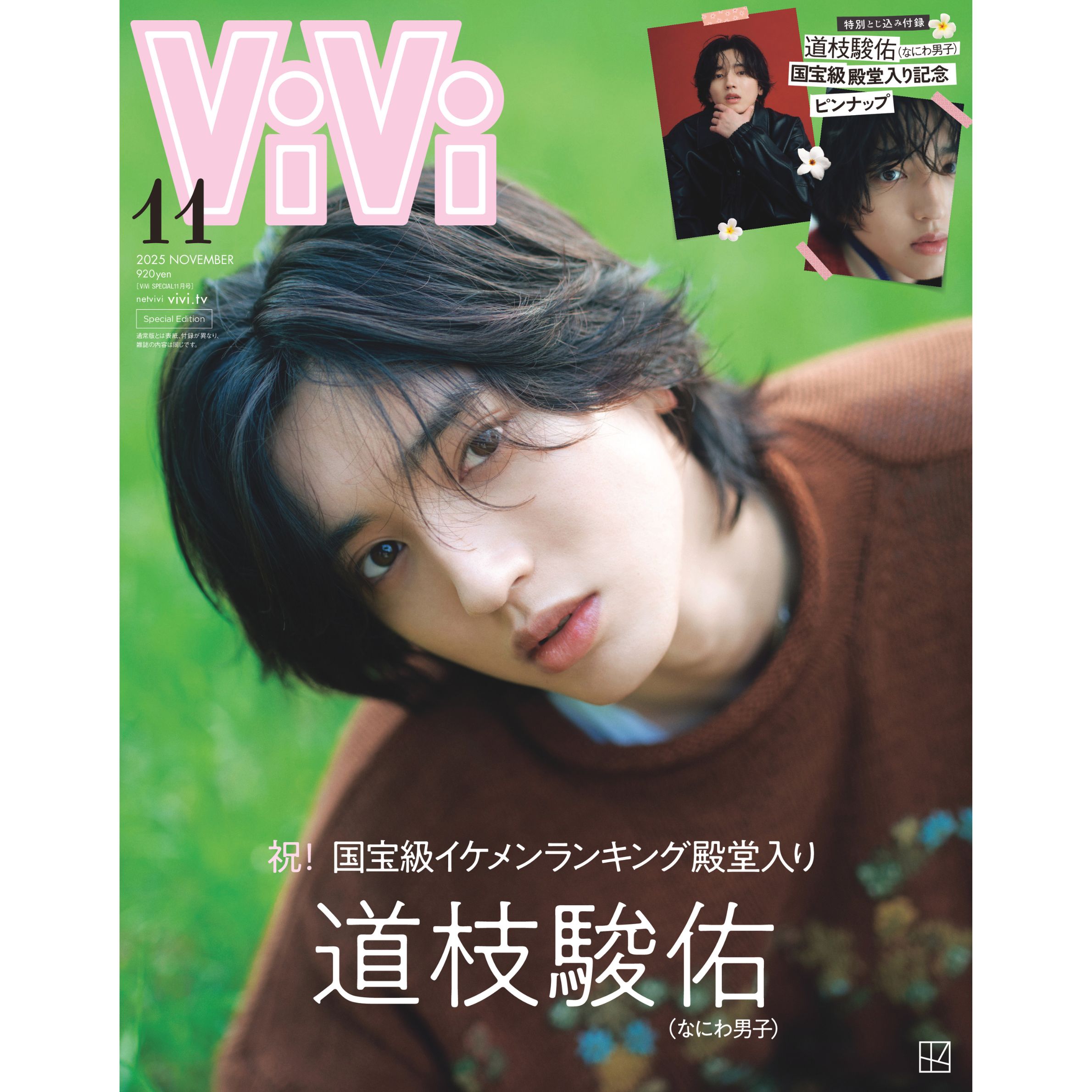 国宝級イケメン殿堂入り なにわ男子・道枝駿佑、『ViVi』特別版表紙で魅せた“進化と不変” | ENTAME next - アイドル情報総合ニュースサイト