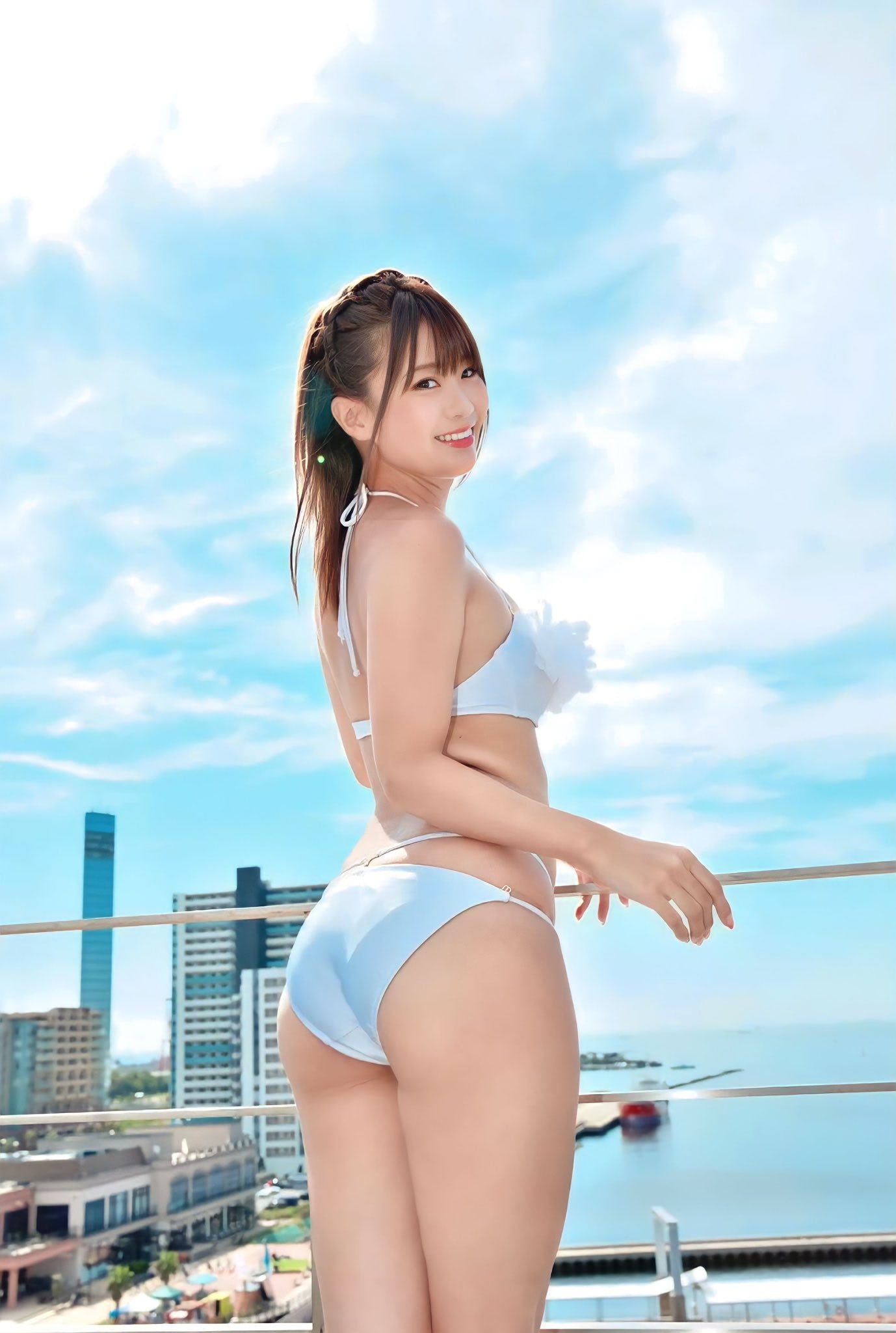 「白好きなあなたへ」阿久津真央、まぶしすぎる純白水着ショット公開 Entame Next アイドル情報総合ニュースサイト