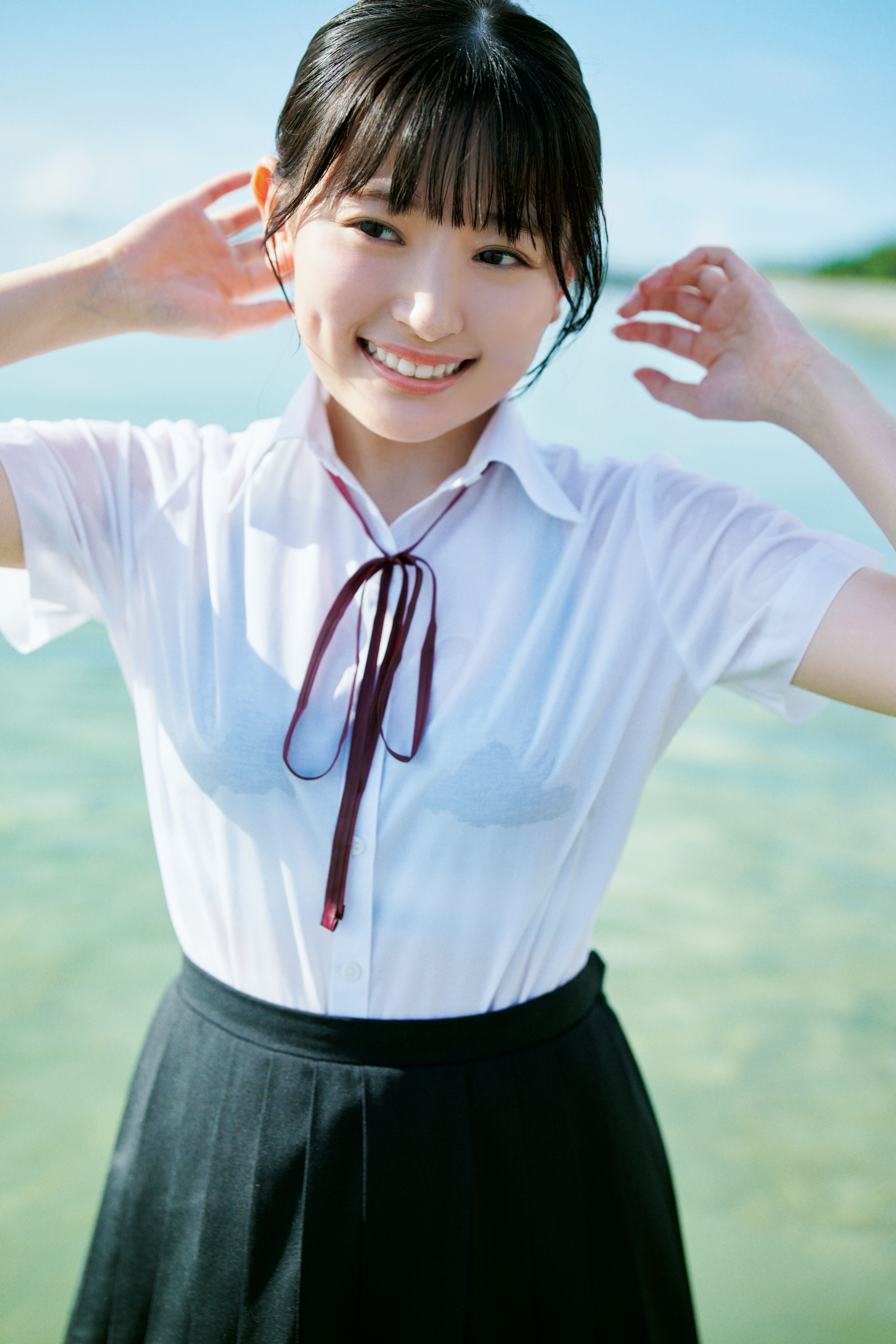 HKT48新エース石橋颯、写真集で初水着に挑戦「清楚な美少女を演じようと思っていたら」 | ENTAME next - アイドル情報総合ニュースサイト